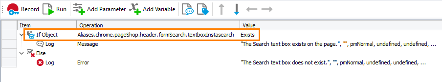 Checking Whether An Object Exists TestComplete Documentation