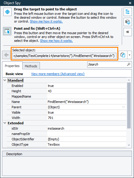 Handling the 'Unable to Find the Object' Error | TestComplete Documentation